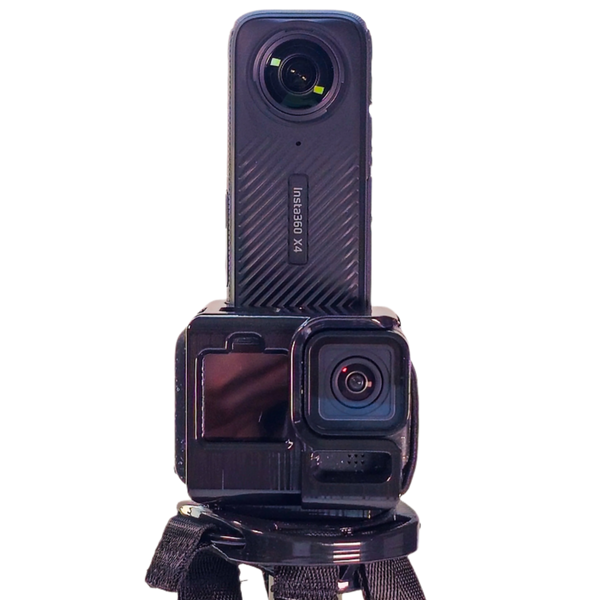 Dual GoPro & 360 Handycam - Project Cutaway Mount – Project Cutaway Mounts